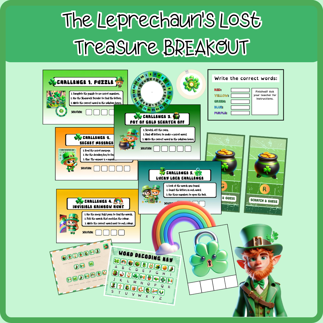 THE LEPRECHAUN’S LOST TREASURE - Chromtasticteacher